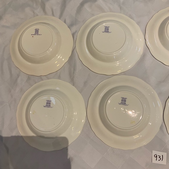 Spode | Dining | Vintage Spode Purple China 8 In Soup Bowl Set | Poshmark